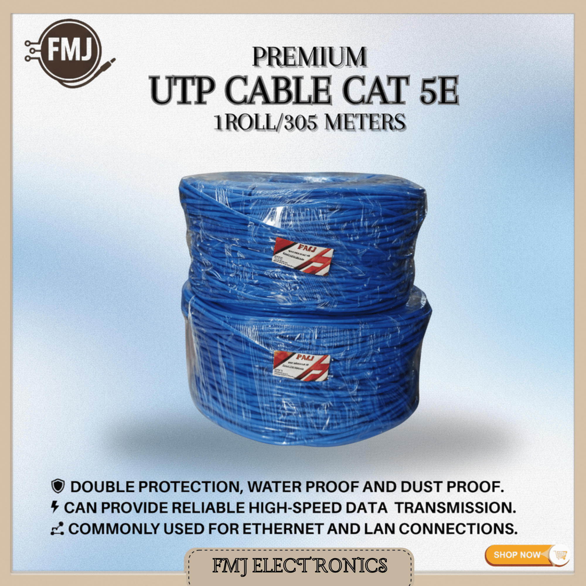 FMJ Utp Cable for Cable Connections Cat5 Cat6 Internet Cable Lan Cable ...
