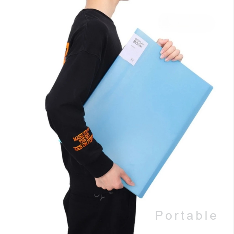 8K/A3 Clear Book Clear Folder Document Organizer Clearbook Poster ...