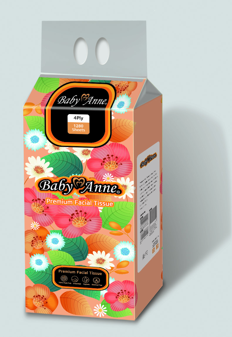 Harumi Babyanne Hanging Facial Tissue Paper 4 Ply Soft & Smooth Toilet ...