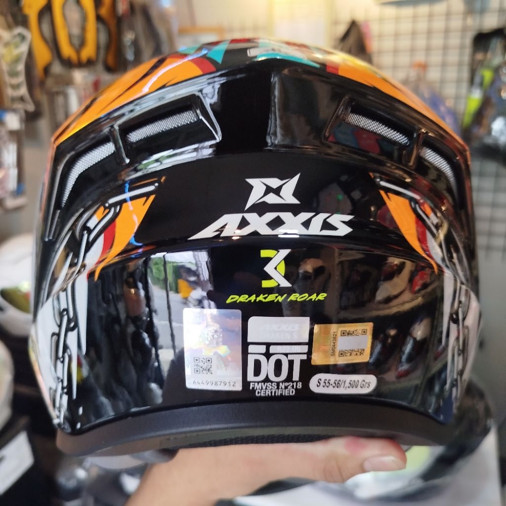 AXXIS DRAKEN ROAR FULLFACE HELMET | Shopee Philippines