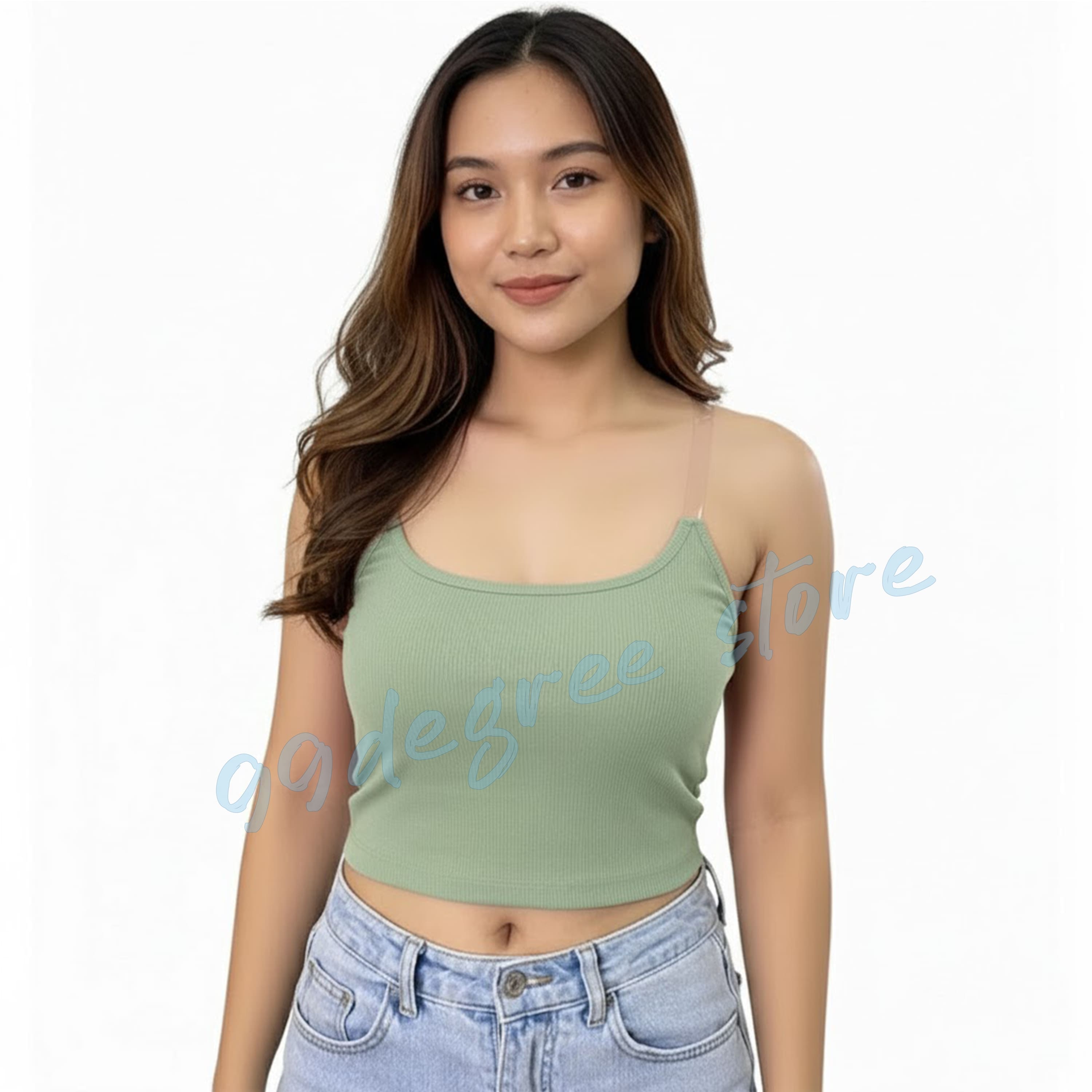 Christmas Blouse Hot Girl Sleeveless Tank Top With Chest Pad Invisible ...