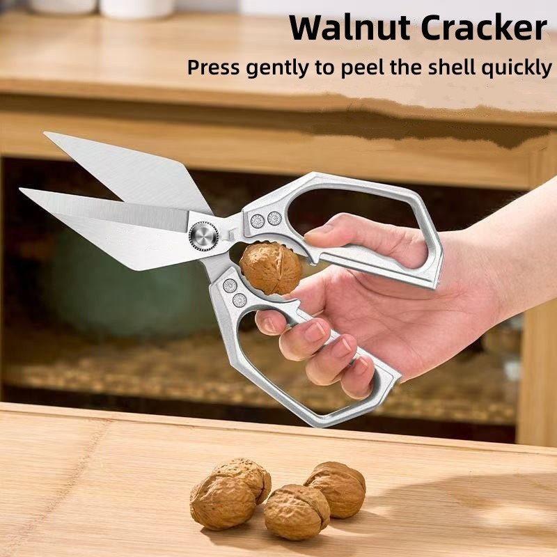 Japan Kitchen Scissor Heavy Duty Multifunctional Stainless Steel ...