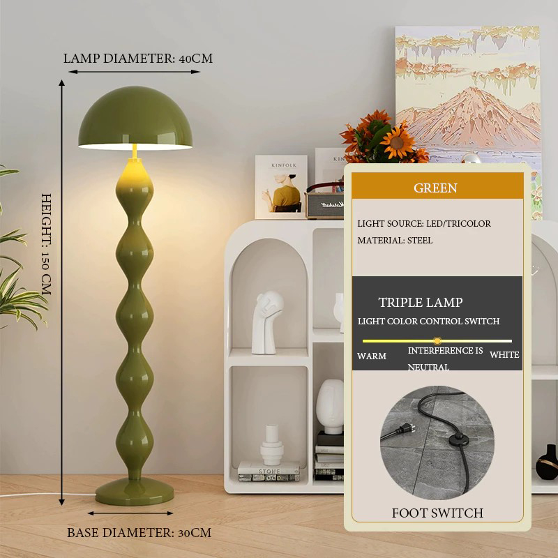 Floor Lamp, Bedroom Sofa Corner Standing Light, E27 Buld, Contemporary ...