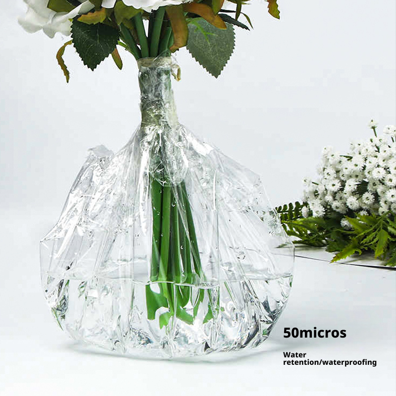 Bopp Plain/Transparent Plastic Wrap Bouquet Wrapper bopp roll flower ...