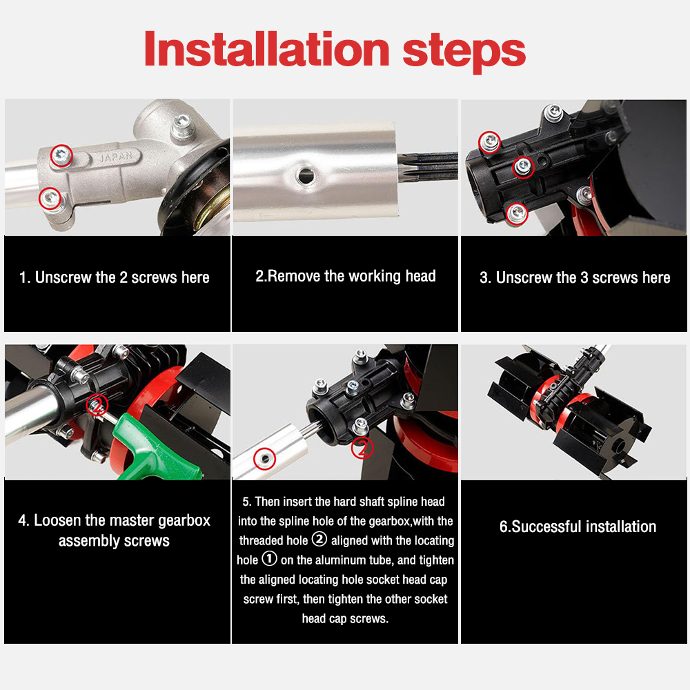 Lawn Mower Weeding Wheel Accessories Brush Cutter Weeder Tillage Ripper ...