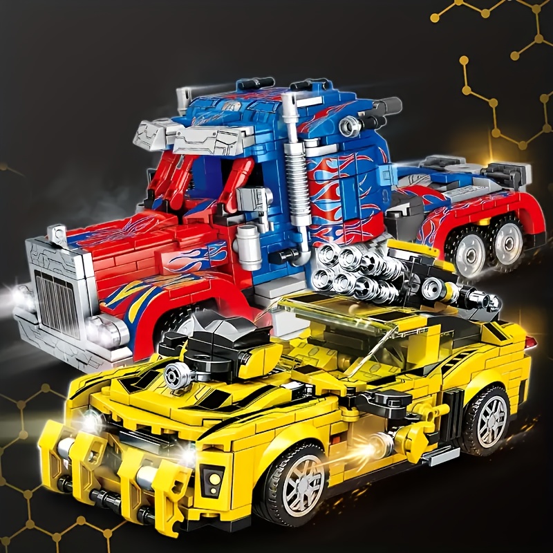 Transformers, Optimus Prime, Bumblebee Building Block Car, Building ...