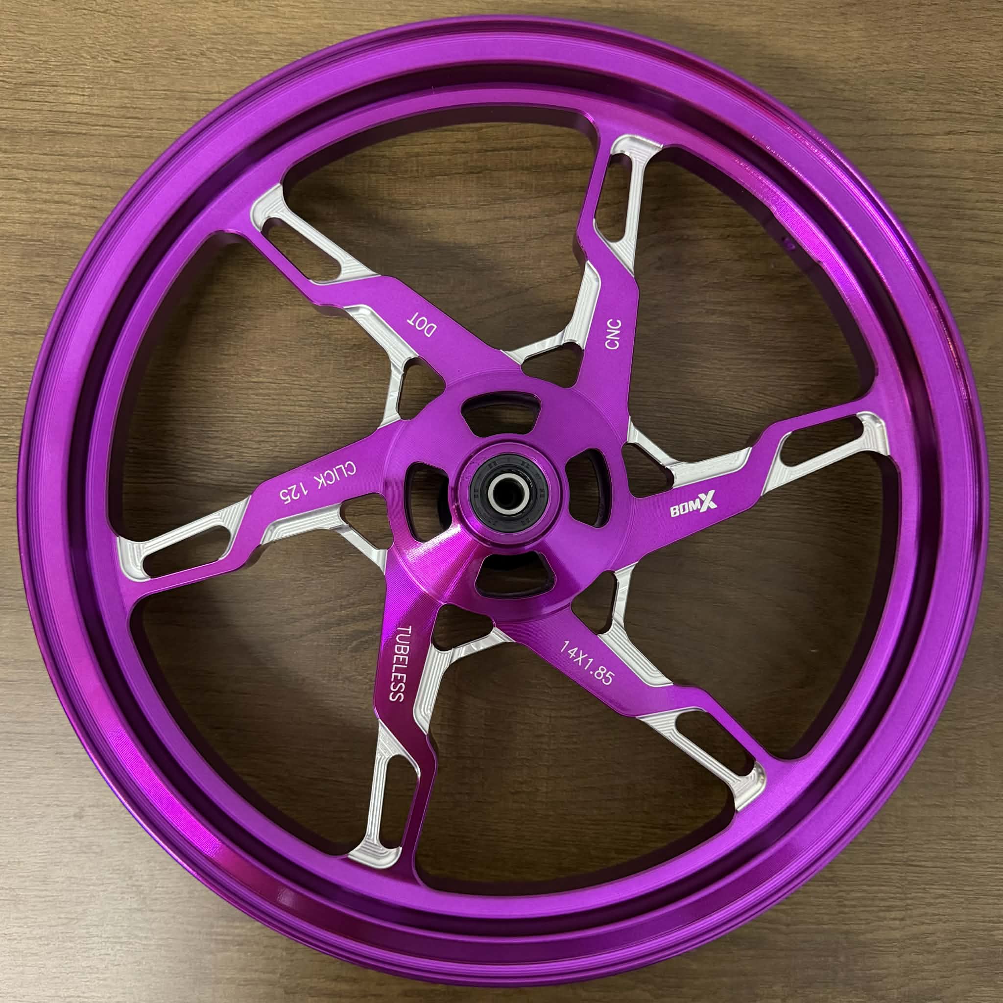 BOM RANGSIT BomX CNC MAGS RAZOR HEXA 6 SPOKES FOR CLICK 125 | Shopee ...