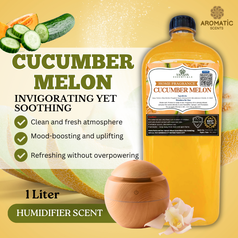 Aromatic CUCUMBER MELON 1L Water Based Scents for Humidifier,Air ...