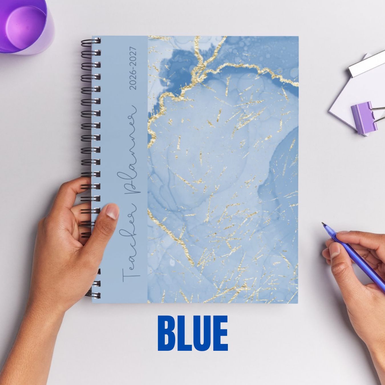 2026–2027 Teacher Planner – FLORAL, LEAVES, & MARBLE PATTERN DESIGNS ...