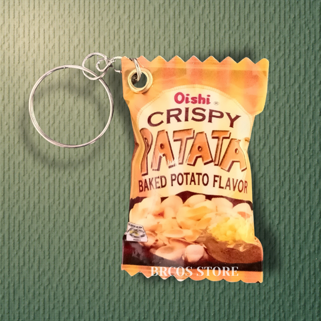 BRCOS TRENDING TRINKETS Mini Pinoy Snacks Keychain – Cute Mini ...