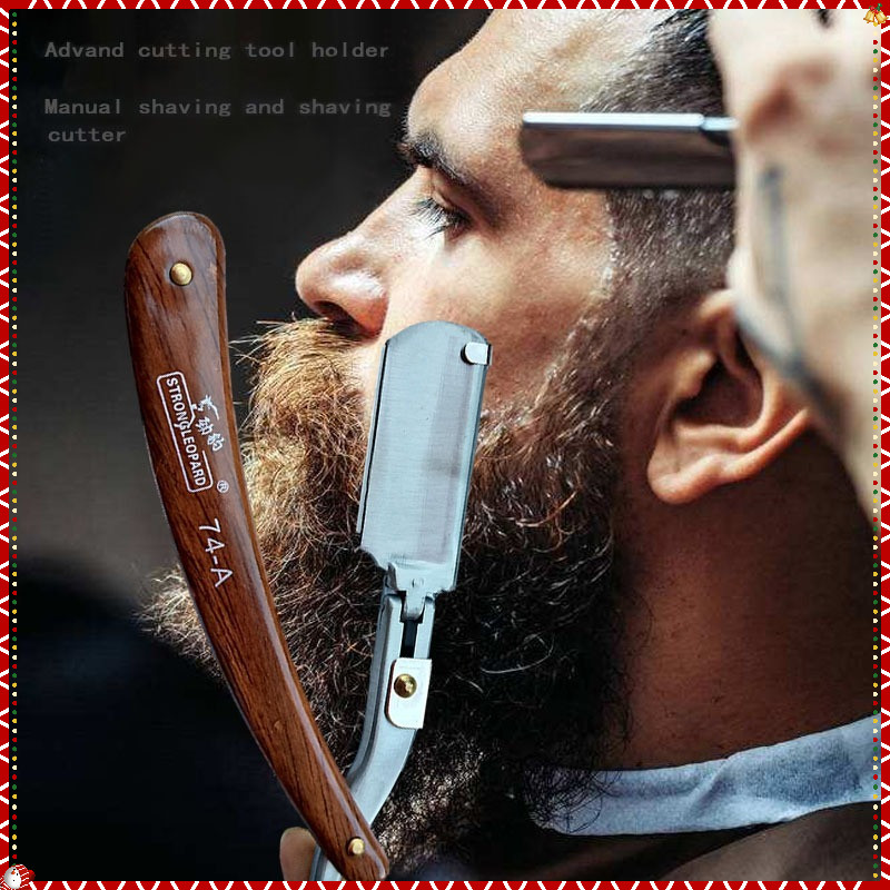 Vintage Manual Shaving Razor Straight Edge Barber Razor Classic Men ...