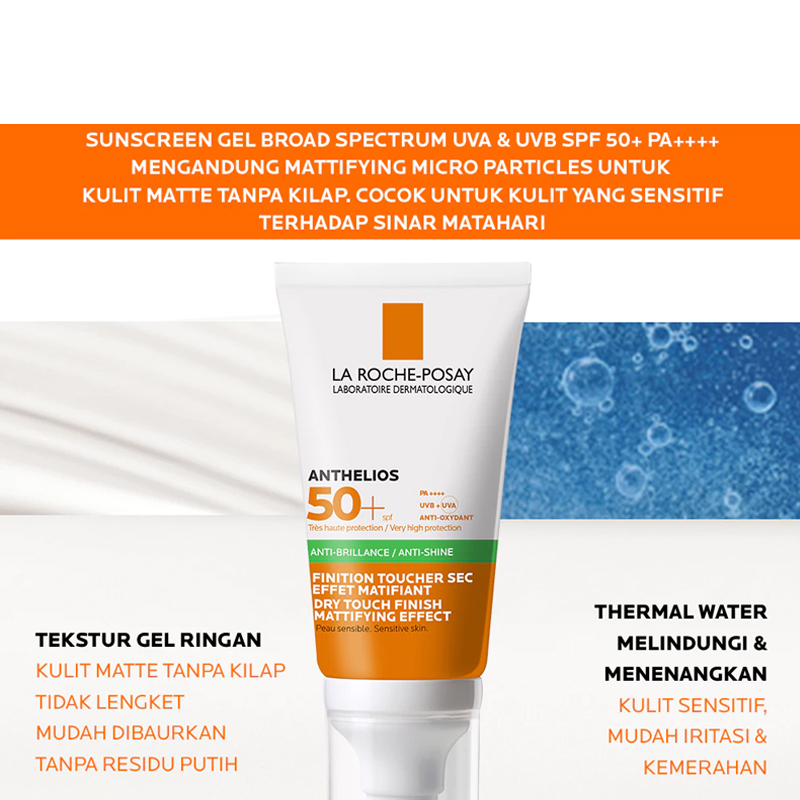 COD La Roche Posay Anthelios UVMune 400 0il Control Fluid 50ml- Kulit ...