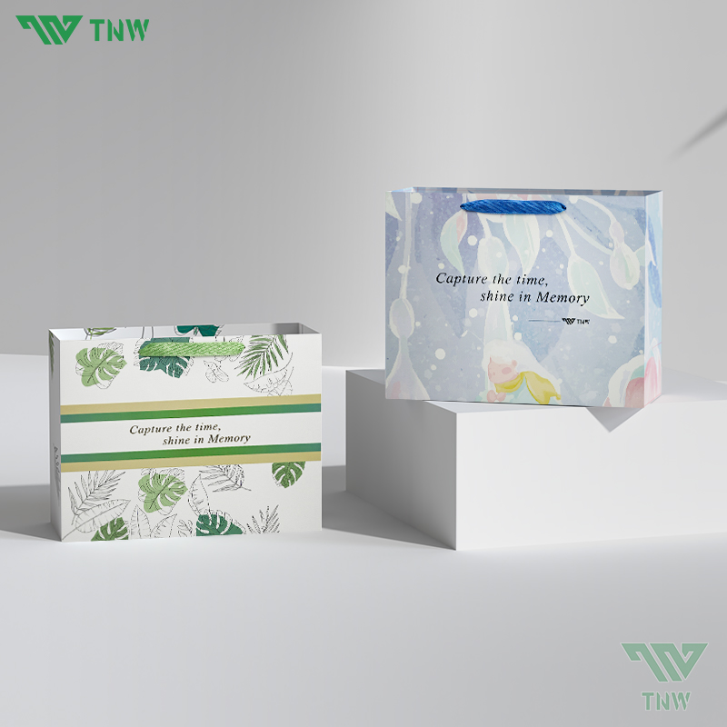 TNW Paper Bag Birthday Gift Bag Flowers Paper Gift Bags Handle Handbag ...