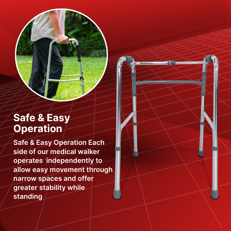 SURRMED Walker Without Wheels | Class A Lightweight Adjustable Mobility ...