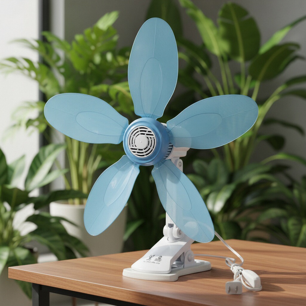 BIG Size Clip Fan 5 Blades Large Clip Fan Table Clip Fan Electric Fan ...