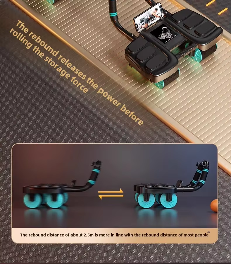 Four Wheel Abdominal Wheel Beginners Abdominal Exercise Fitness ...