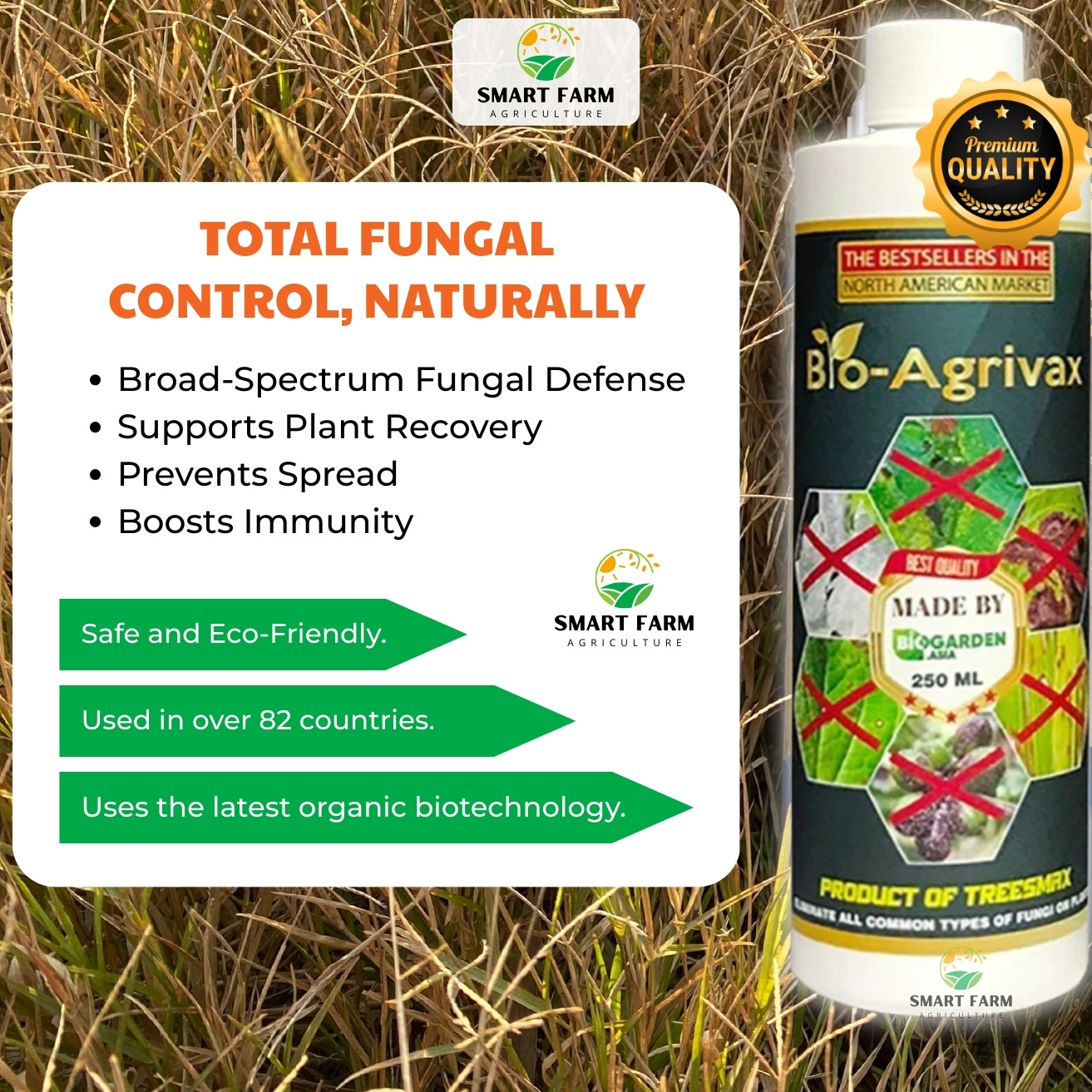 Bio Agrivax FUNGICIDES KING - Premium Root Kill Organic Anti-Fungal for ...