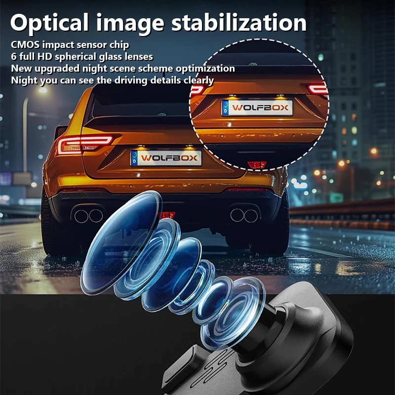 FTY V7 PLUS 10-inch IPS Touch Screen Dash Cam for Car with HD 1080P ...