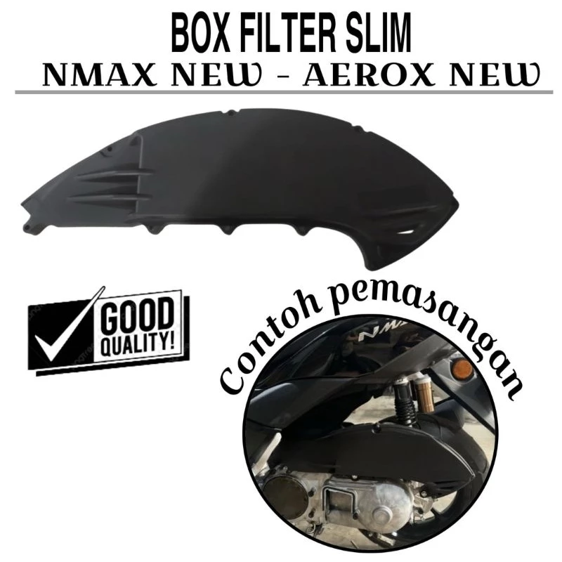 VELOSCOPE SLIM Filter Cover for Yamaha NMAX Aerox Acrylic Decoration ...