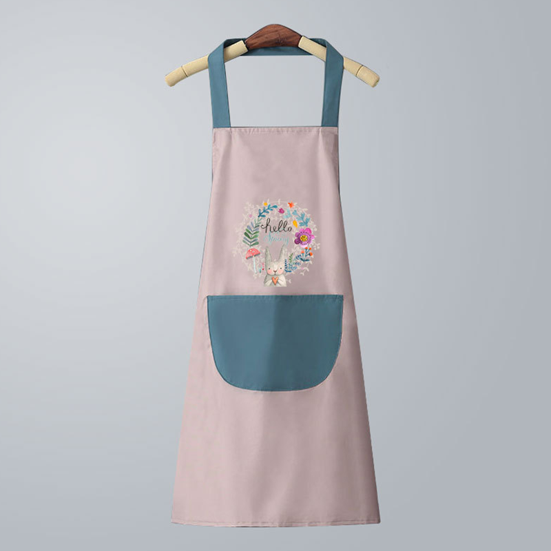 AMOY Waterproof Apron Kitchen Oil-Proof Apron Barista With Pocket For ...
