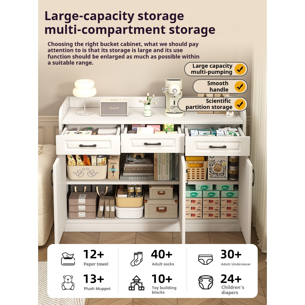 Nordic Kitchen Sideboard Cabinet With Drawer Modern Simple Household ...