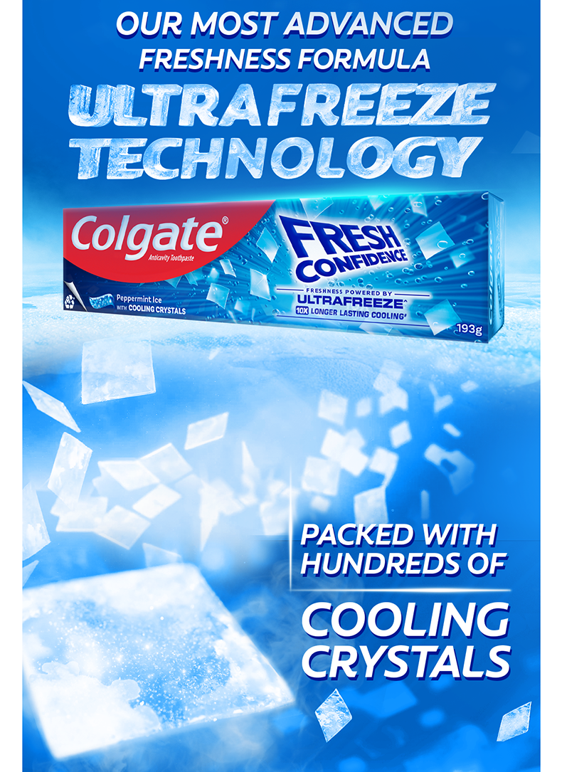 Colgate Fresh Confidence Gel Toothpaste with Cooling Crystals ...
