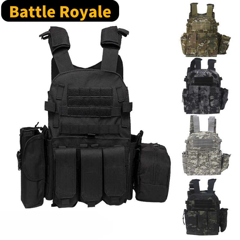 Outdoor Tactical Vest Multifunctional Vest Army Green Camouflage JPC ...