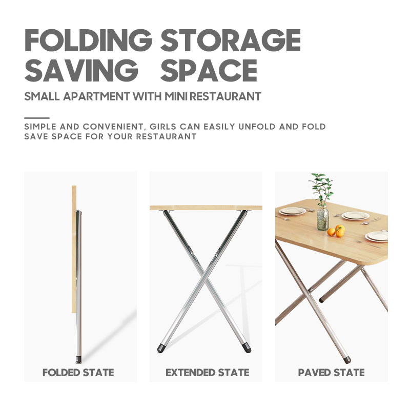 Folding Dining Table Foldable table Computer table Multi-Purpose Simple ...