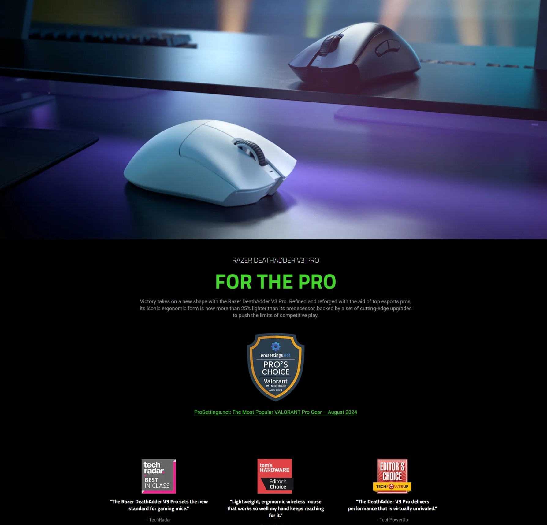 [RAZER SALE] Razer DeathAdder V3 Pro - Ergonomic Wireless Gaming Mouse ...