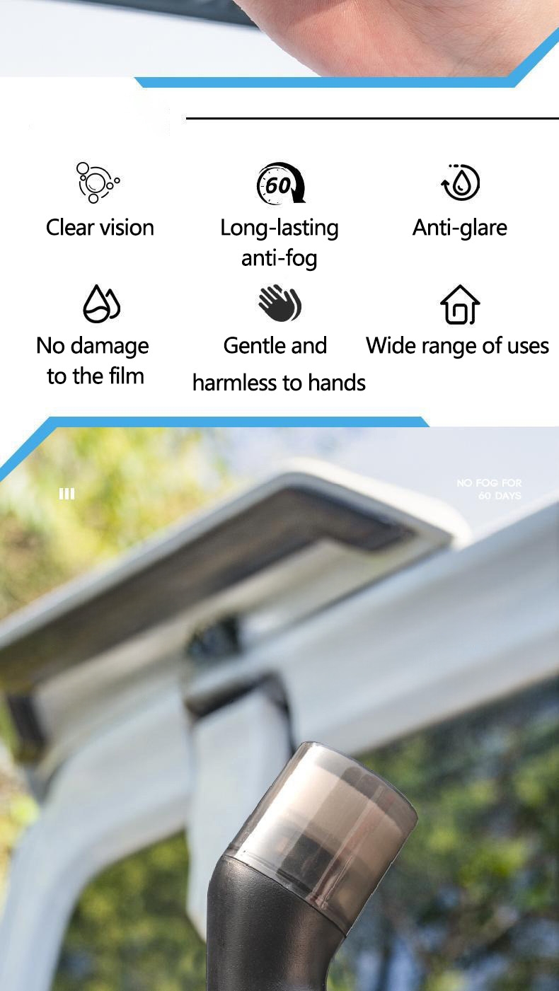 Auare Anti-fog spray for car windows and helmets, with a hydrophobic ...