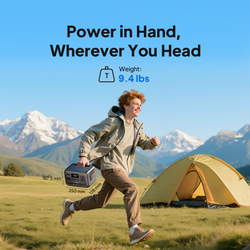 Bluetti EB3A upgraded version Elite 30 288Wh/600W Inverter Power 1500W ...