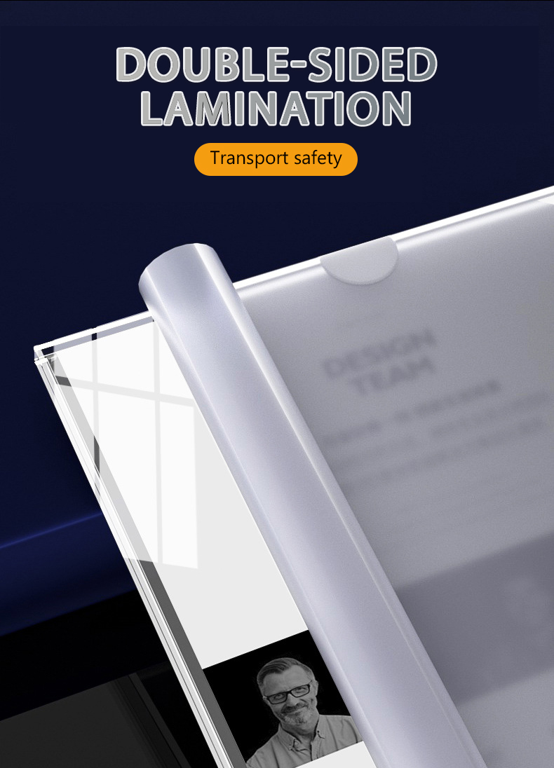 A4 Clear Acrylic Wall Frame Wall Mount Sign Holder Photo Frame Wall ...