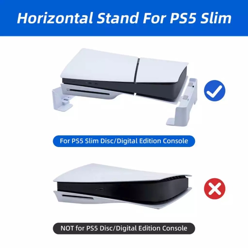 【24H SHIP】Horizontal Base Stand for PS5 Pro/PS5 Slim DE/UHD Gaming ...