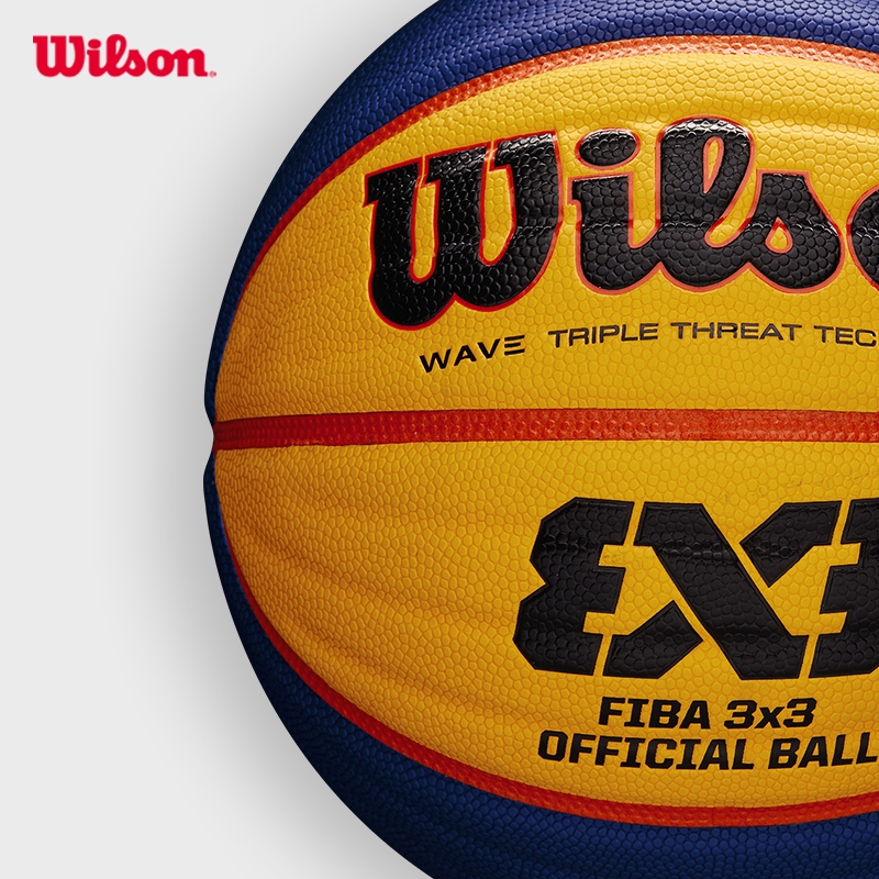 Size 6 | Wilson FIBA 3x3 Official Game Basketball Wave Triple Threat ...