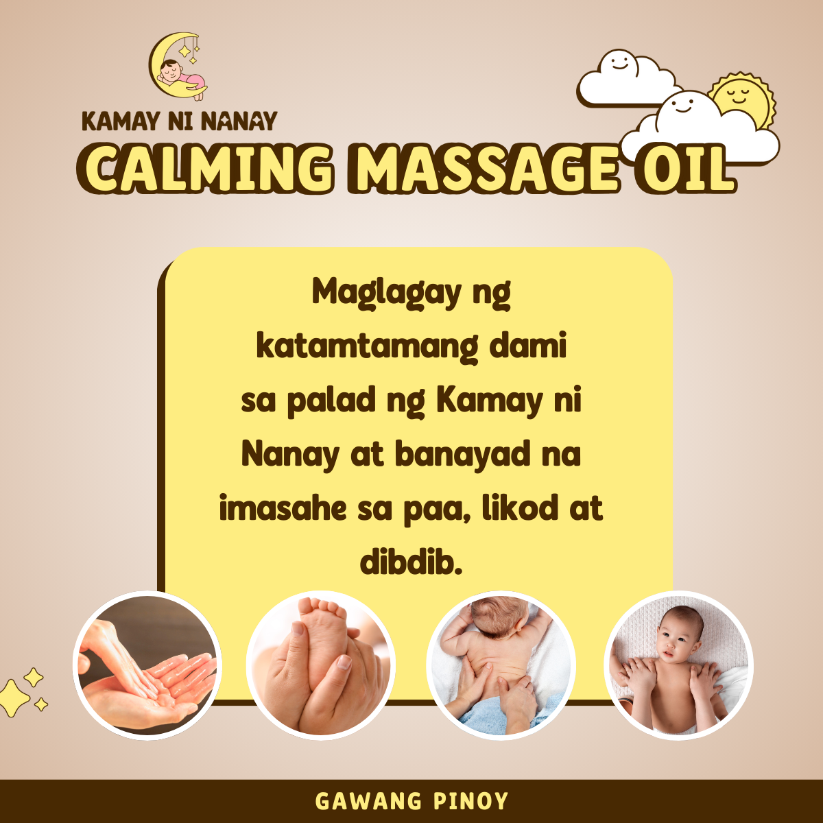 Kamay ni Nanay Baby Calming Massage Oil Care for Babies 100ml Fast ...
