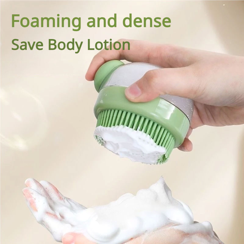 Multifunctional Shampoo Brush With Liquid Dispenser Scalp Silicone ...