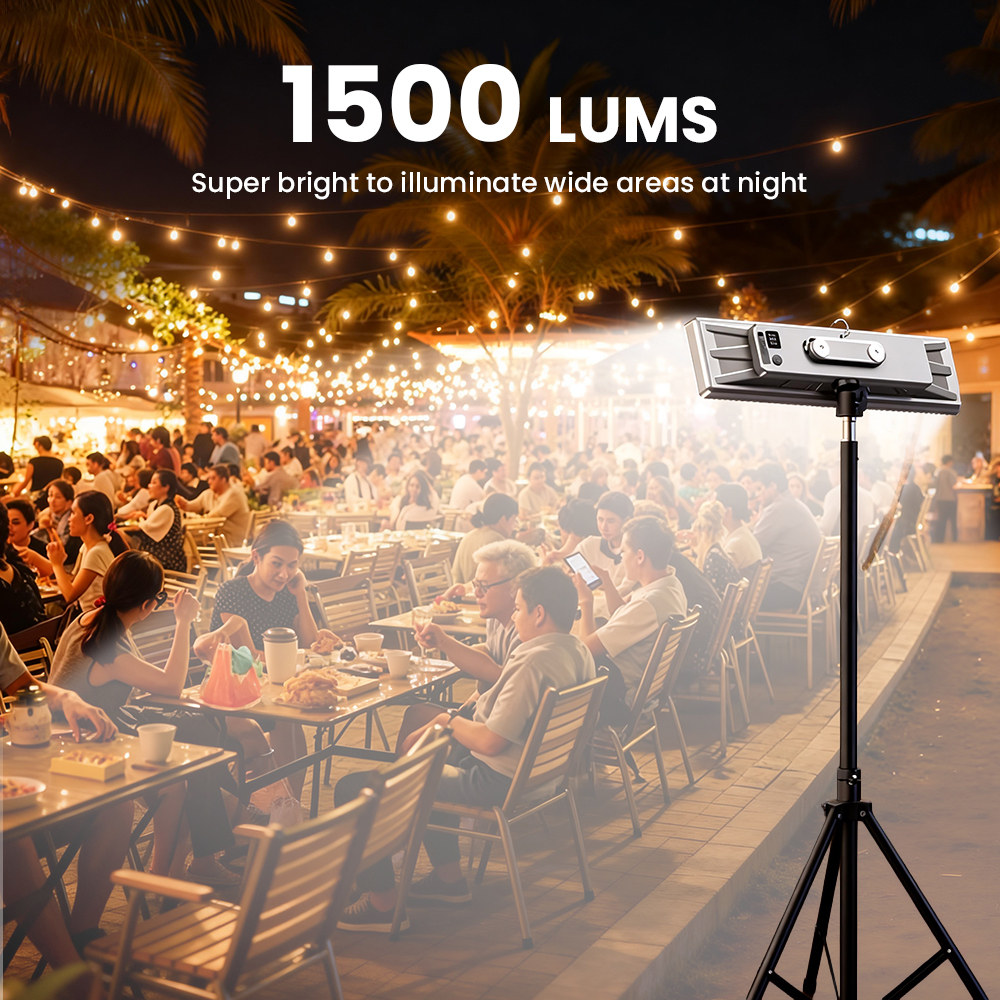 Orashare OL24 1500LM Portable Rechargeable LED Work Light 14400mAh USB ...