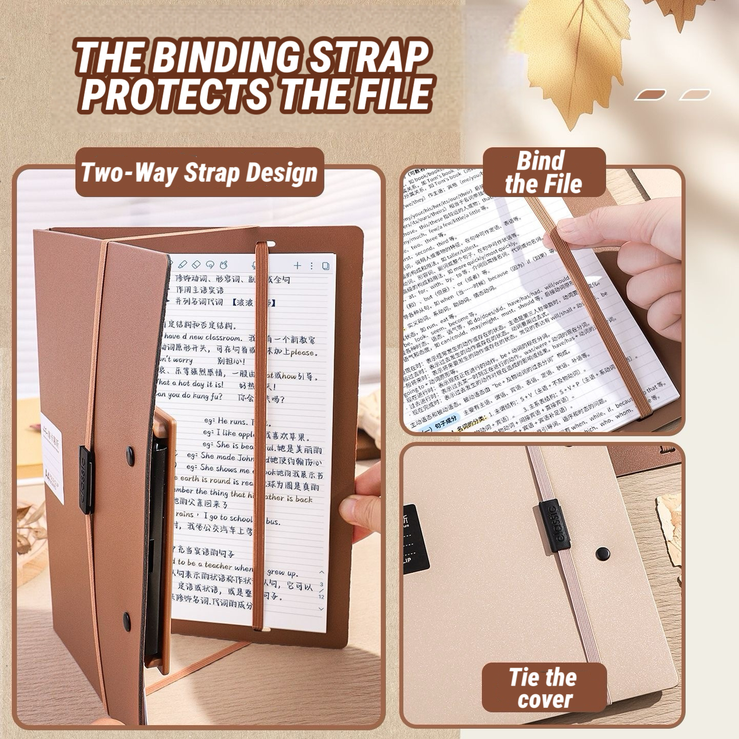 YINDIAO 360° Foldable Student Clipboard A5 Folder Portable Paper ...