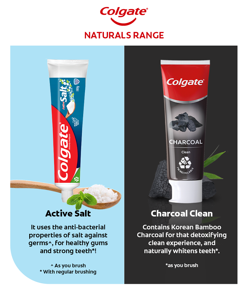 Colgate Naturals Toothpaste Himalayan Salt, Vegan, Sugar Free Cruelty ...
