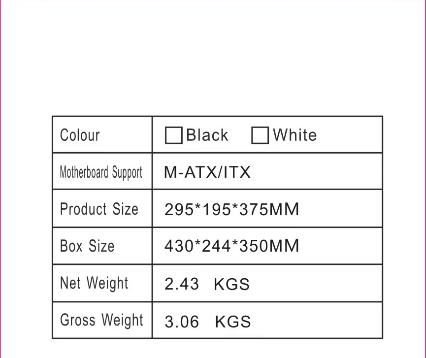 MMA SR-89 v2 Upgraded See View Room Casing Tempered Glass WHITE M-ATX/M ...