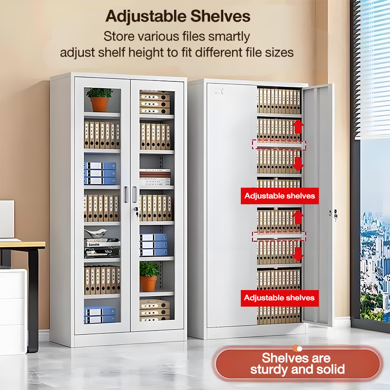 Steel Filing Cabinet Office Metal Cabinet with Lock for Storage of ...
