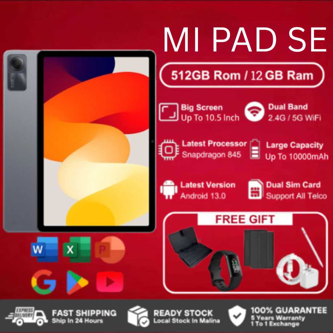 Tablet SE Android Tablet | Snapdragon Processor | 16GB RAM 512GB ROM ...