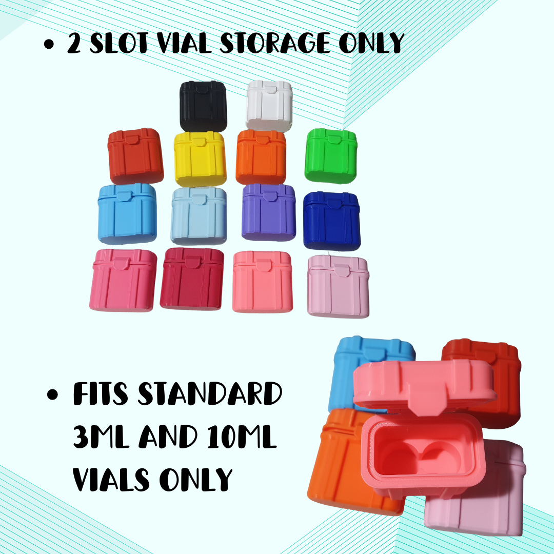Vial Storage Case Organizer (Fits standard 3ml and 10ml vials only ...