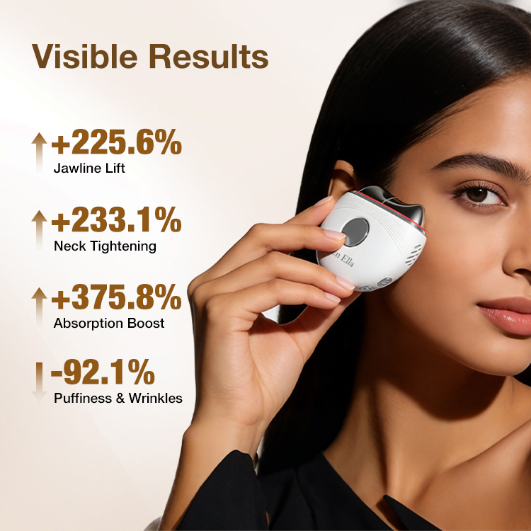 Ellen Ella Electric Guasha Massager Visible Lifting Smoothing for Face ...