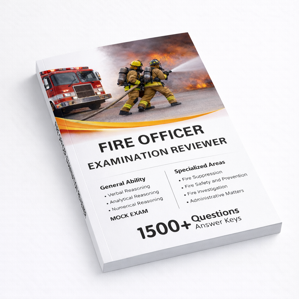 Fire Officer Exam Reviewer 2026 Editon Questions With Answer Keys for ...