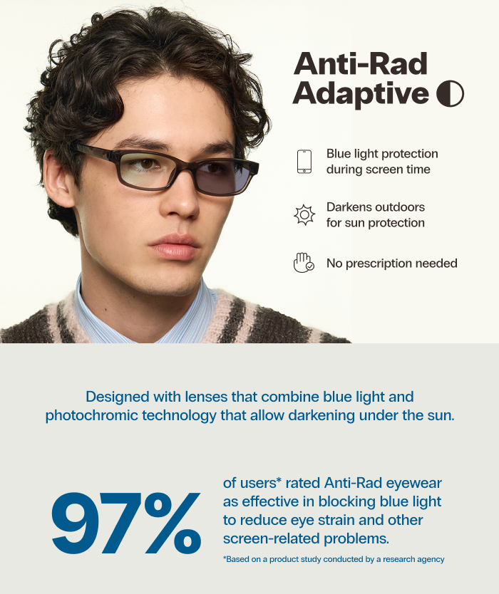 Sunnies Studios Anti-Rad Adaptive Eyewear Gatsby (Non-graded Blue Light ...