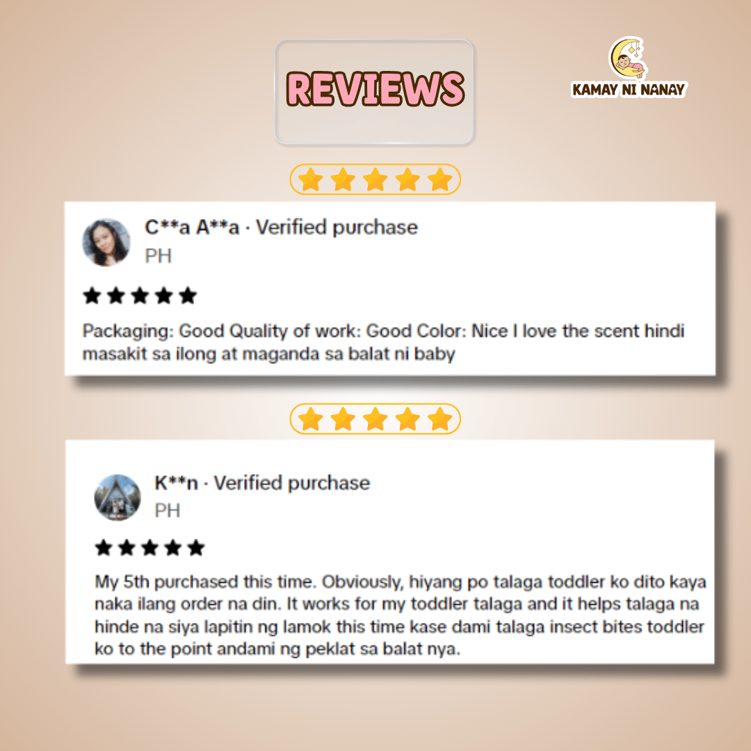 Kamay ni Nanay Repelix and Rash Cream Combo Pack | Natural Ingredients ...