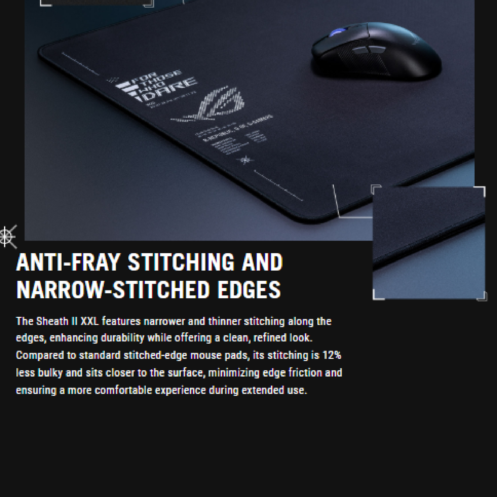Asus ROG Sheath II XXL with Advanced Cooling Fabric Gaming Mouse Pad ...