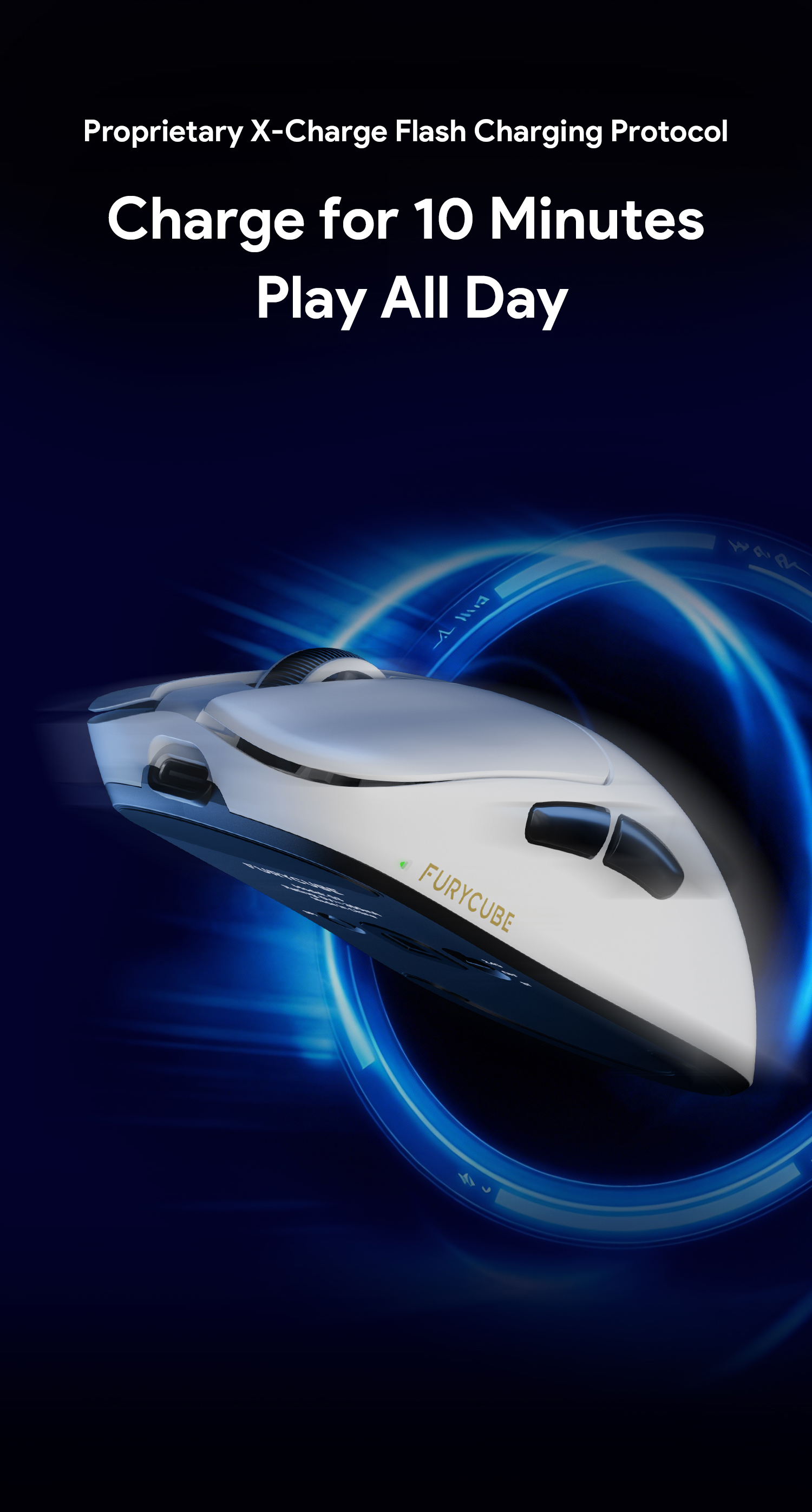 FURYCUBE G3 Mouse Wireless 600 Mah PAW3311 Sensor Wired Mice Ultra ...