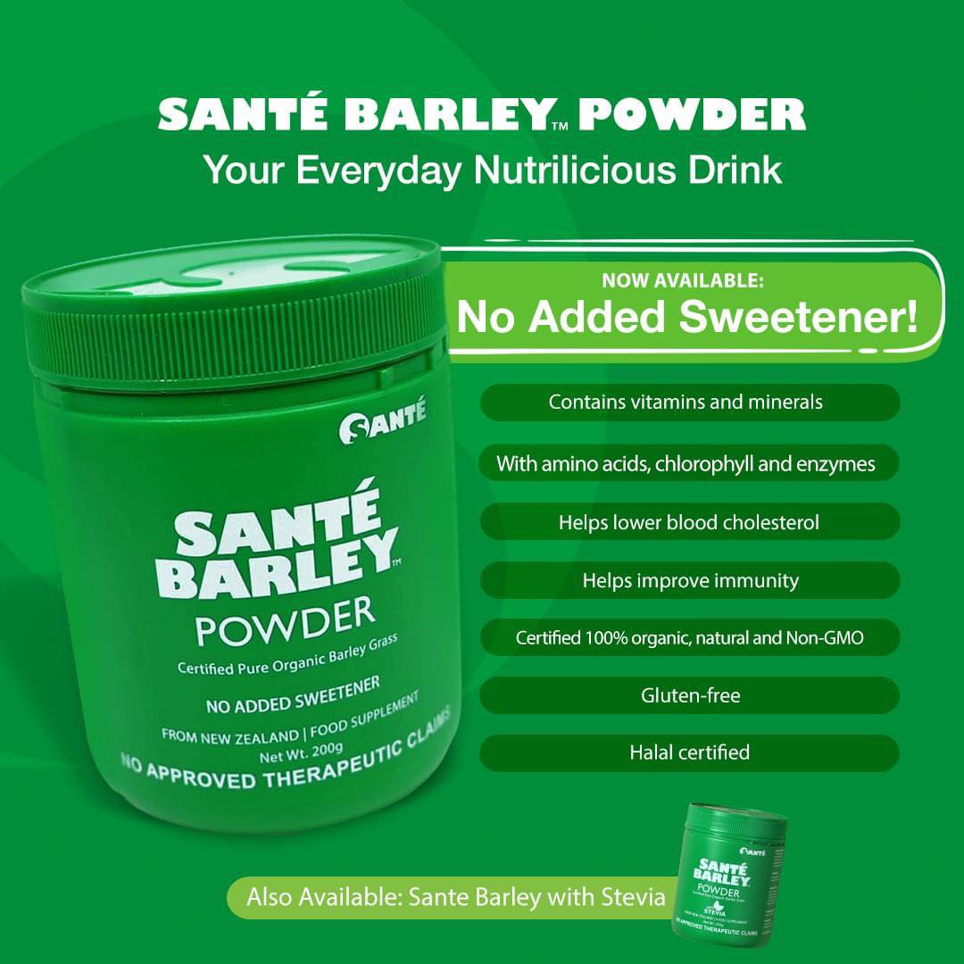 2PC Sante barley Canister Plain 200G | Shopee Philippines